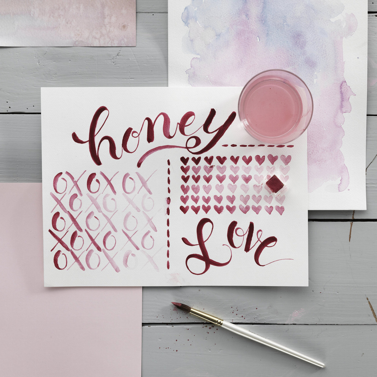 Brush Lettering - når du skal skrive til noen du er glad i | Kreatima